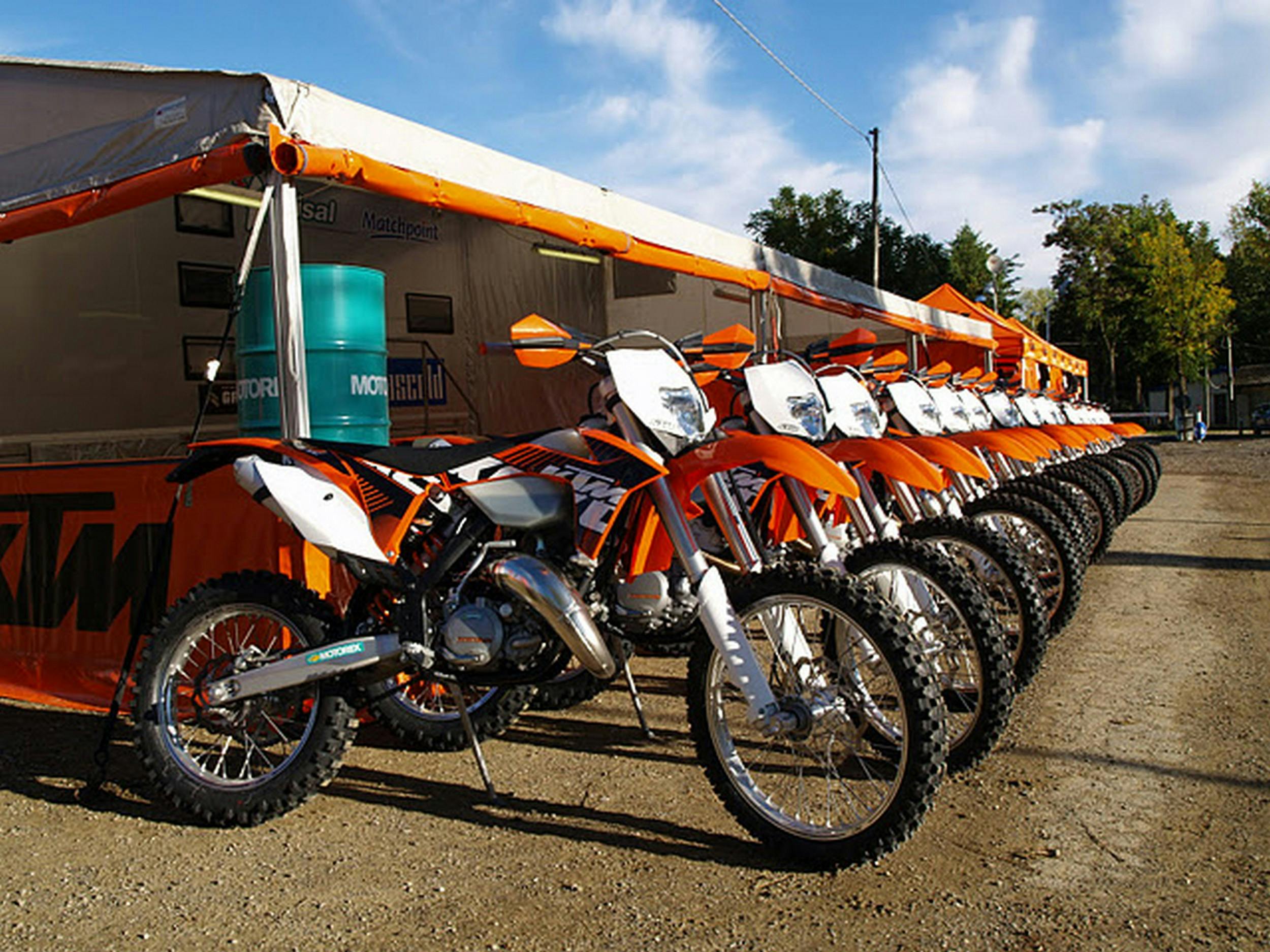 KTM Off Road Test 2012