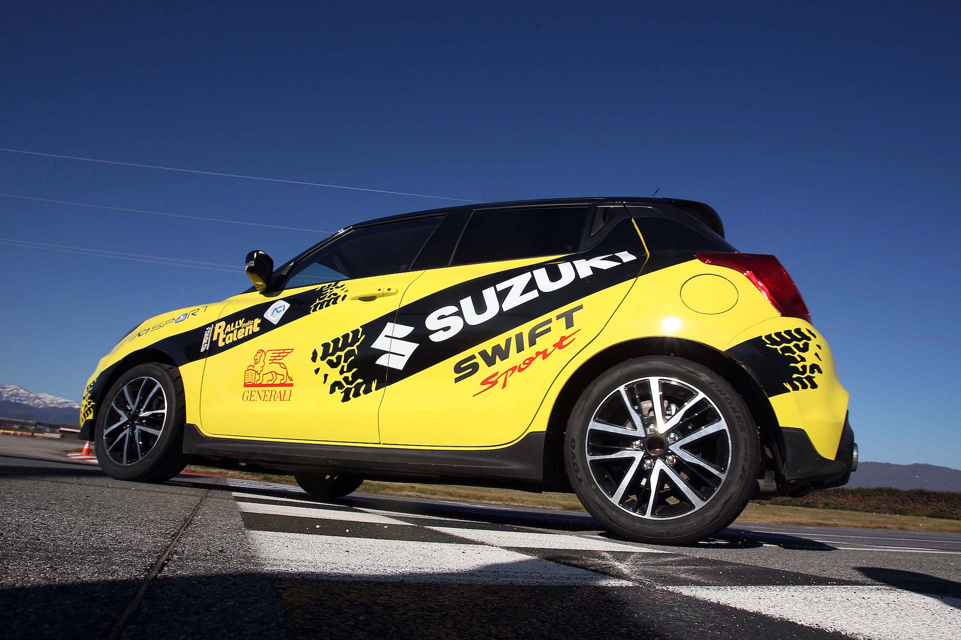 Suzuki Swift Sport, la prova speciale a Rally Italia Talent