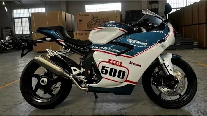 Zeths ZFR 500 R la moto sportiva cinese vintage - RED Live